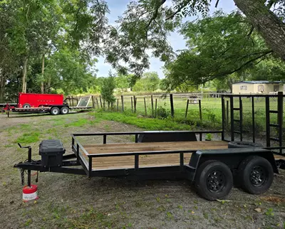 2024 7x14 Utility trailer with ramp