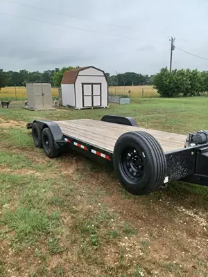 20' Car Hauler with Ramps and Winch FOR RENT!!!