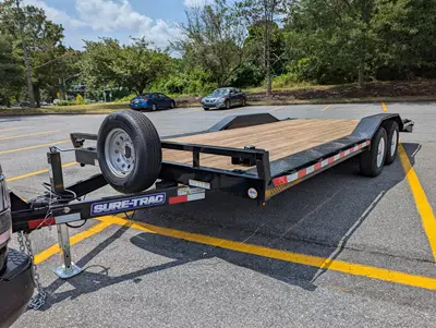 2024 Sure-Trac 102x20' Wood Deck 10k Buggy Car Hauler
