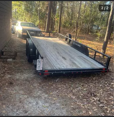 16' Flat deck utility trailer/ car hauler
