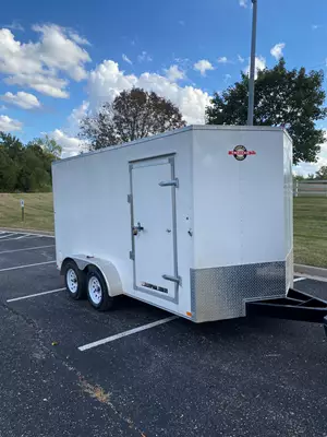 2020 - 7x14 V-Nose Cargo / Enclosed Trailer