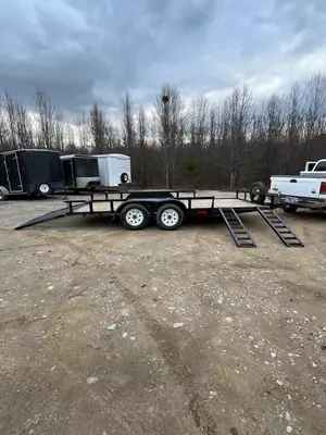 17 x 7 Custom Tandum Axle Utility Trailer